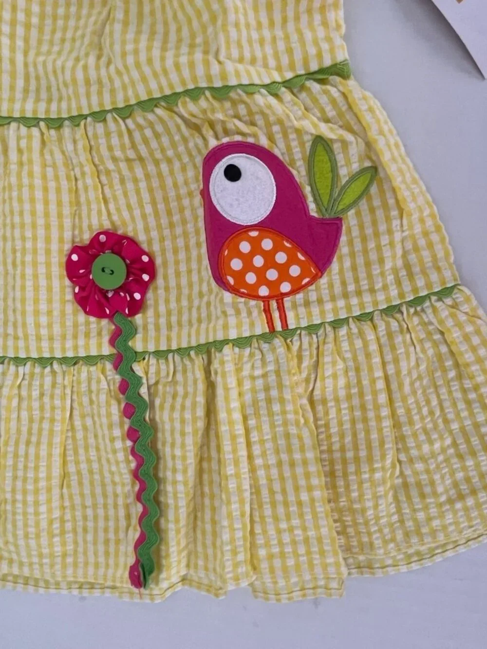 Rare Editions | Dresses | Rare Editions Girls 3t Yellow Seersucker ...